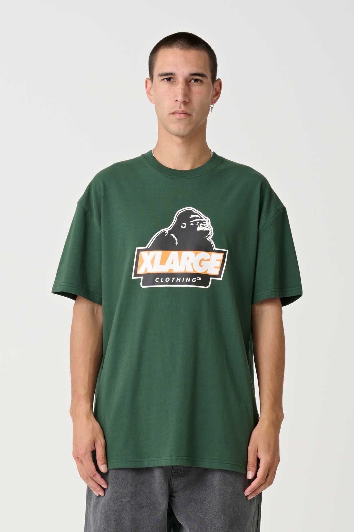 SLANTED SS TEE - Forest | Xlarge AU – XLarge Brand