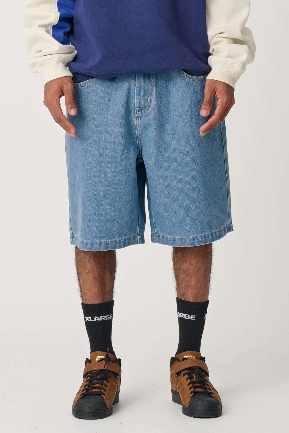 BULL DENIM 91 SHORT - WASHED BLUE | Xlarge AU – XLarge Brand