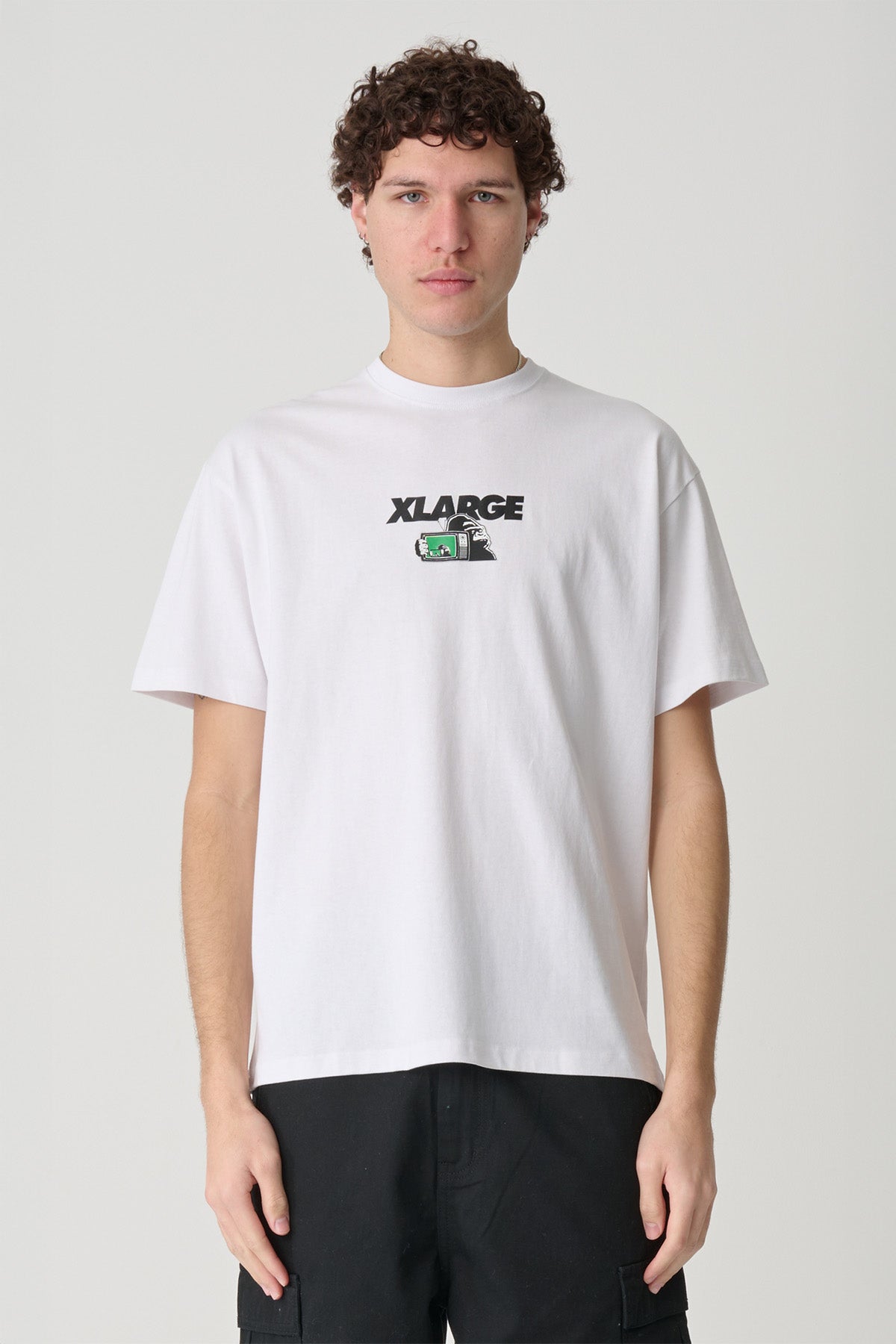 TV TEE - WHITE | Xlarge AU – XLarge Brand