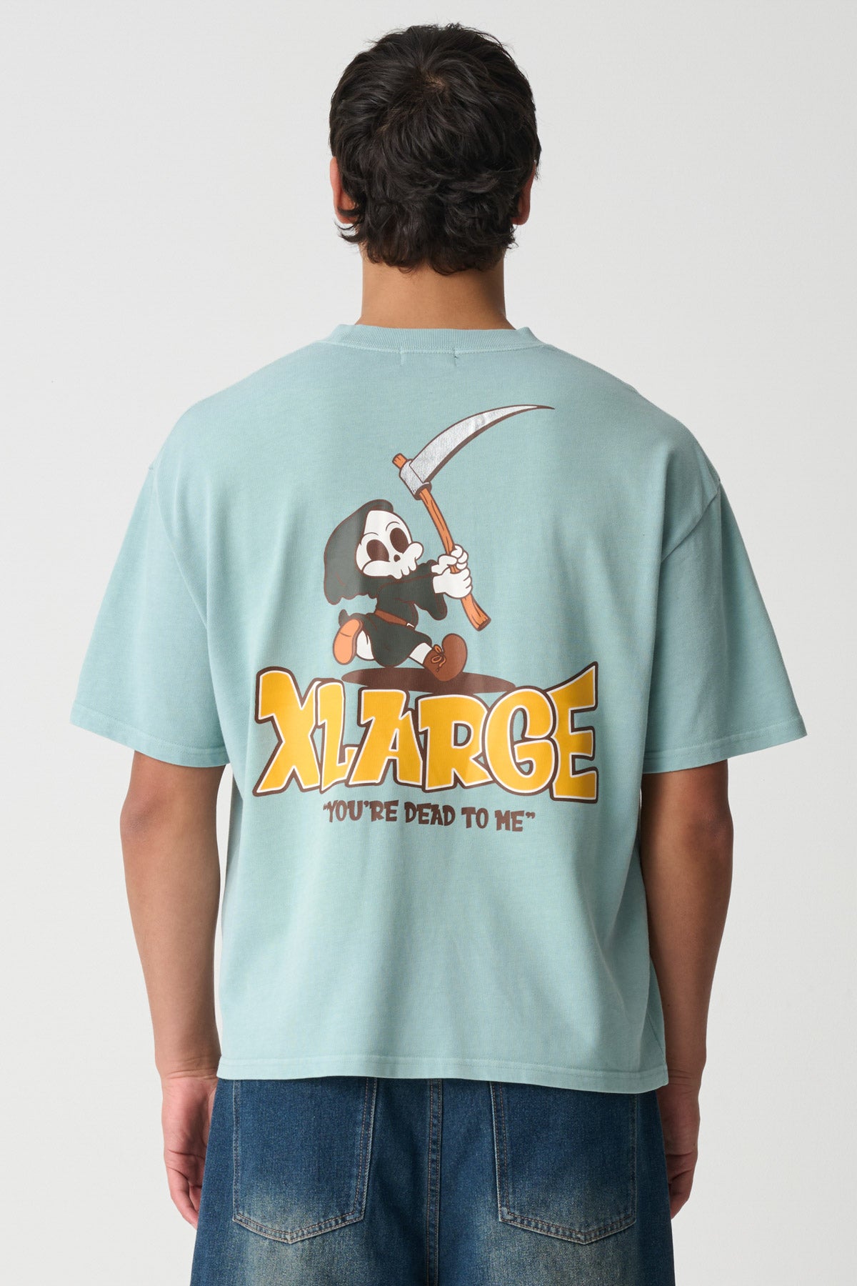 Dead to Me Gorilla Fit Tee - Pigment Grey Mist | Xlarge AU – XLarge Brand