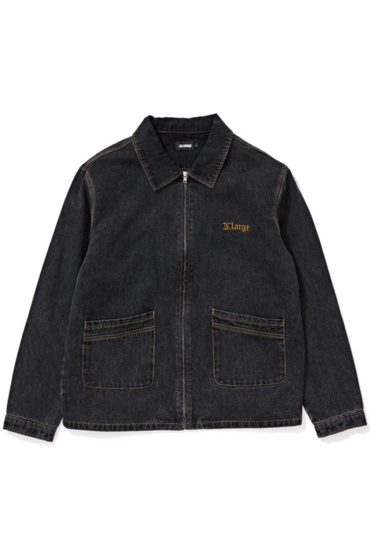 DENIM WORK JACKET - Washed Black | Xlarge AU – XLarge Brand